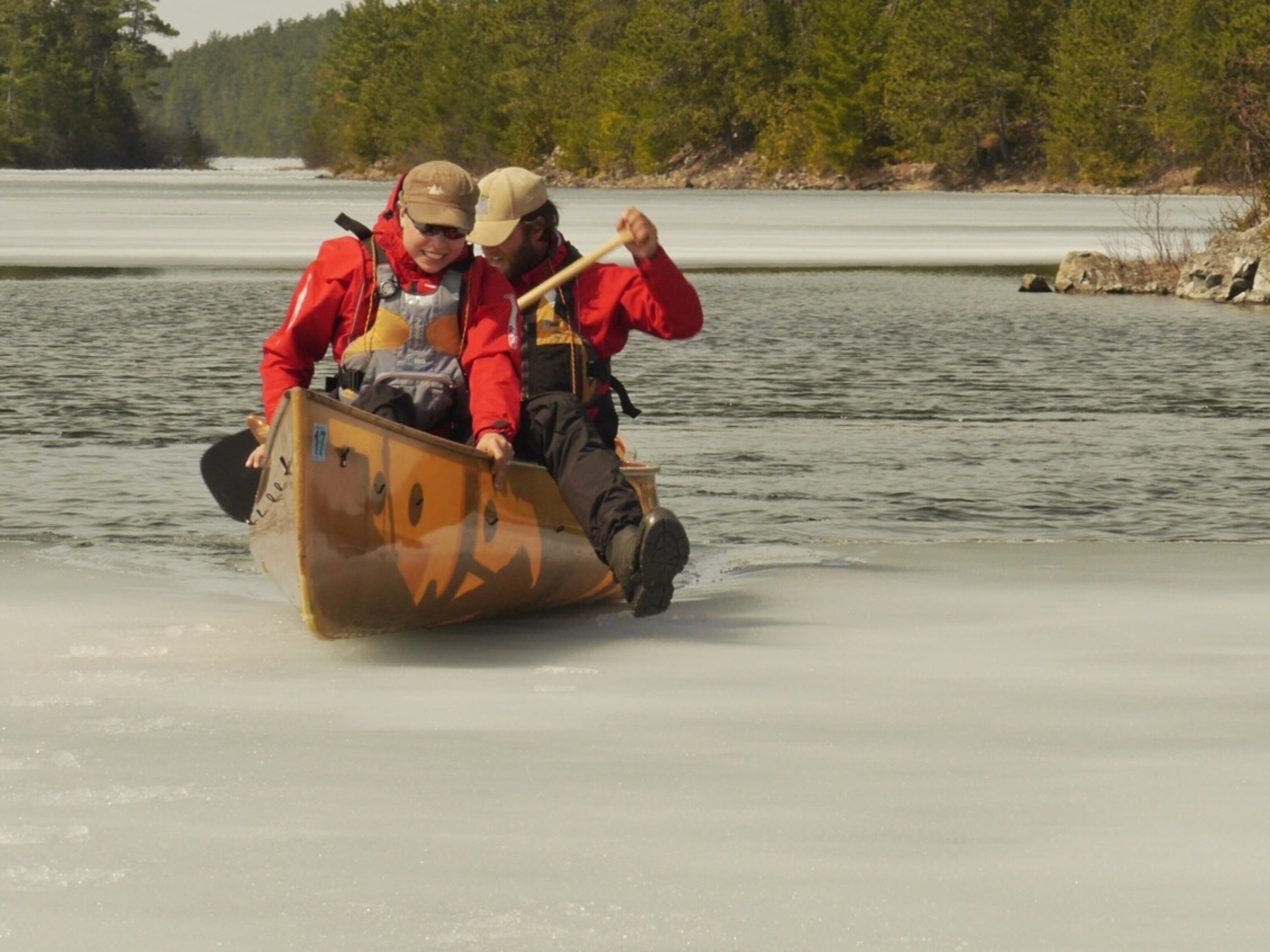 A Year in the Wilderness: Navigating Spring Ice – Week 30, Post 14