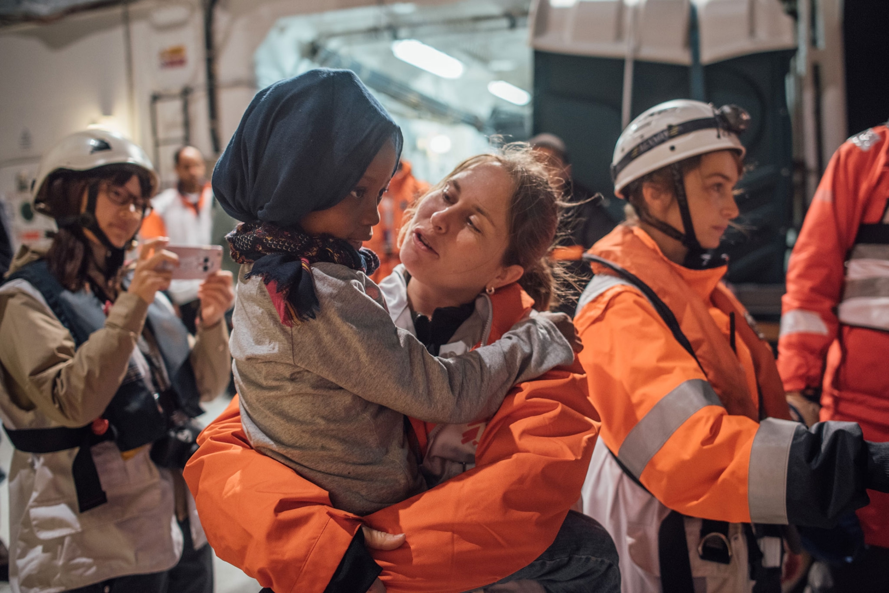 Photos: Refugees Fleeing From Libya Rescued in Mediterranean