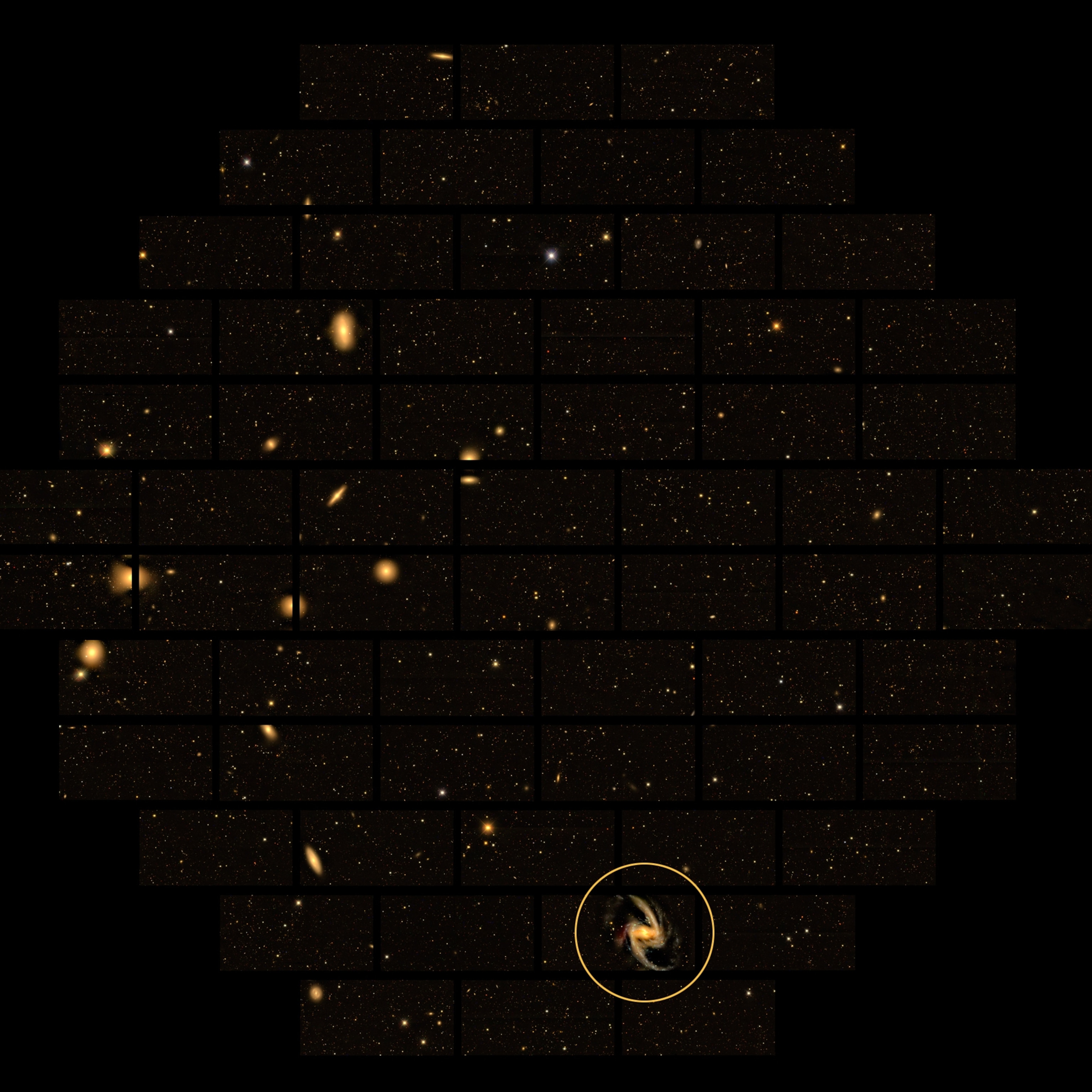 A First Glimpse of the Hidden Cosmos