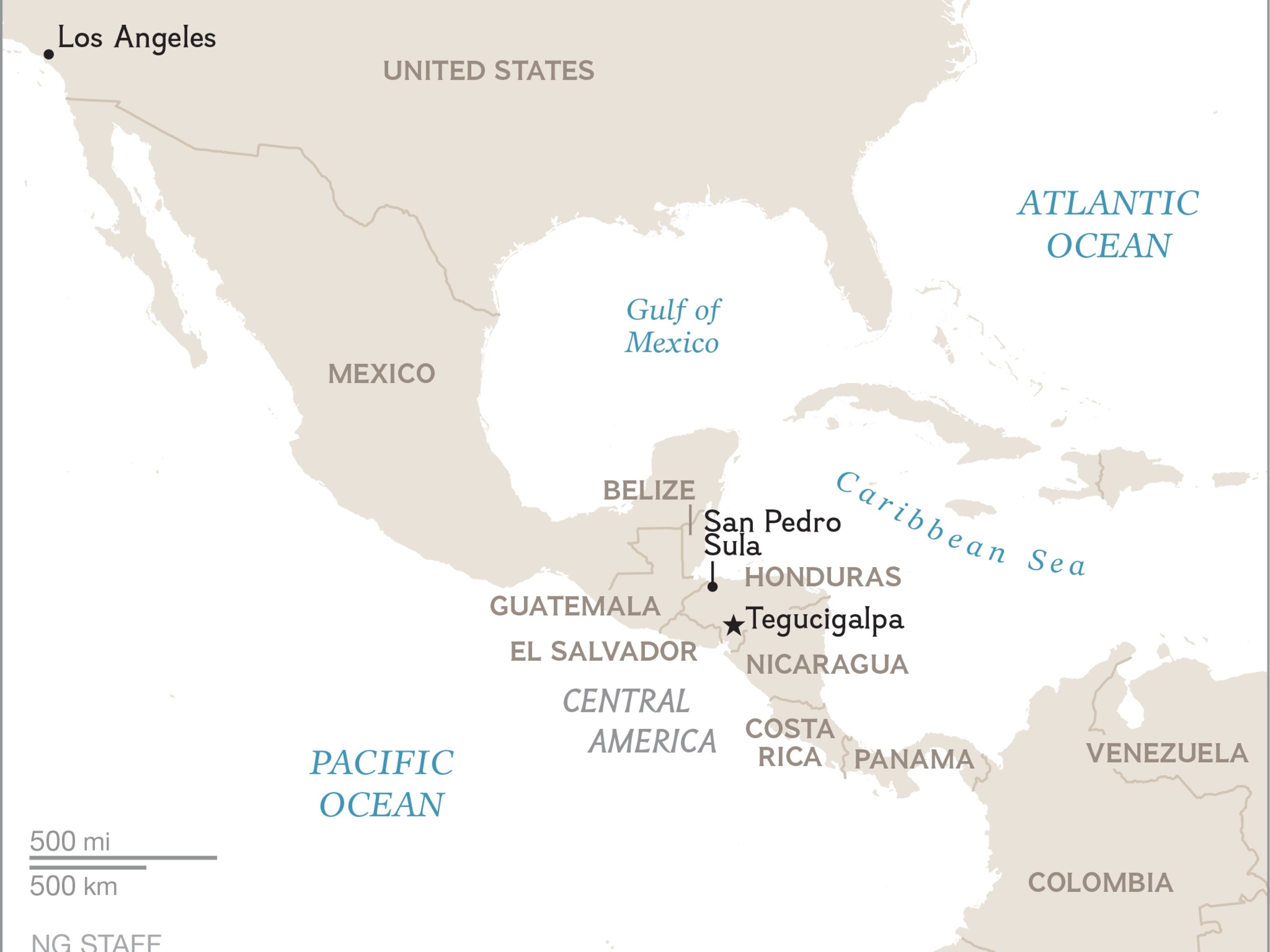 Mara Salvatrucha Map