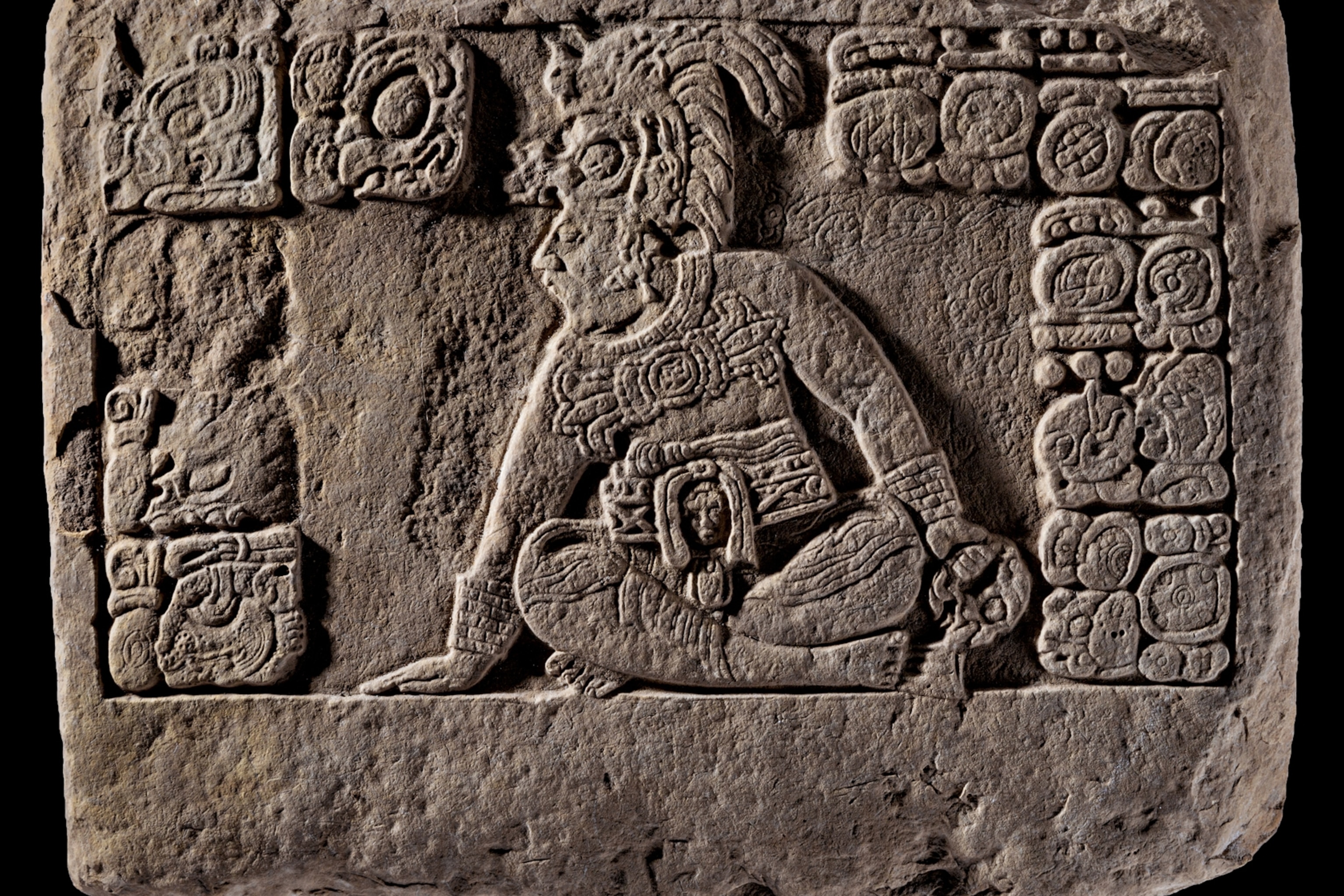 Mayan Symbol Black Hole