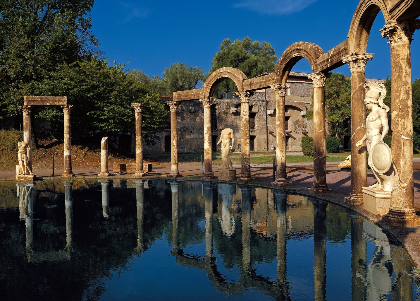 Hadrians Palace Hadrian's Villa Reborn: Stadium Garden YouTube