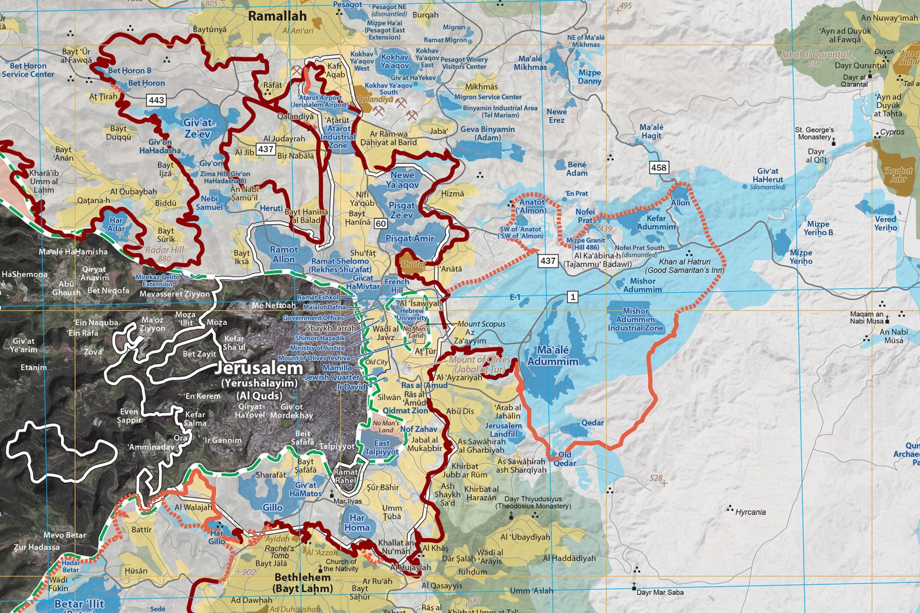 See the Historic Maps Declassified by the CIA