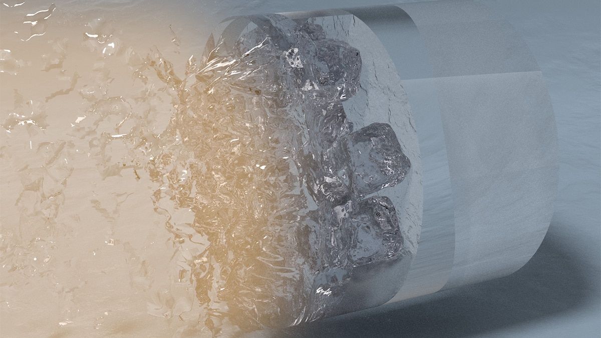 Bizarre form of hot ice seen on Earth | National Geographic