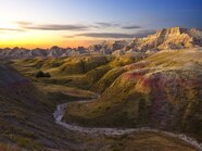 Sunrise Badlands National Park National Geographic