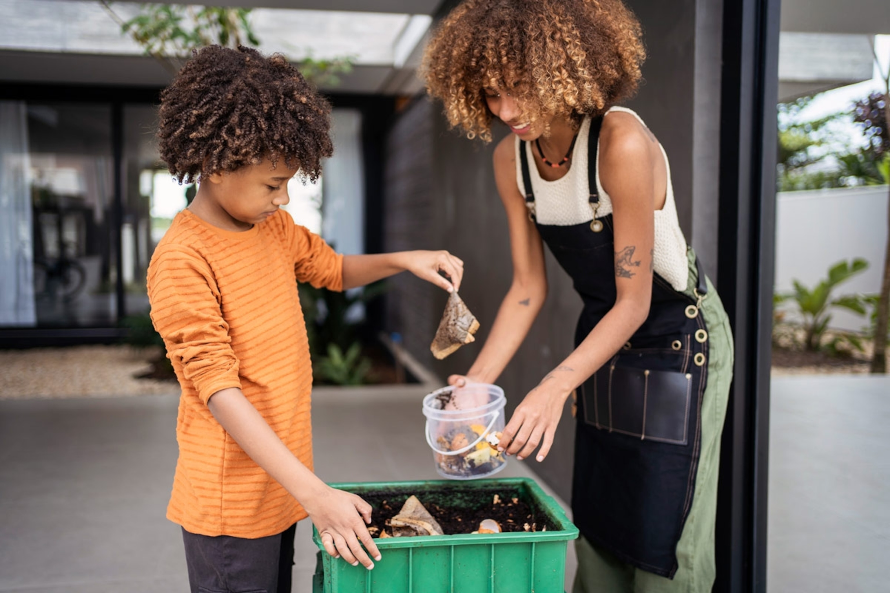 Talking to kids about food waste