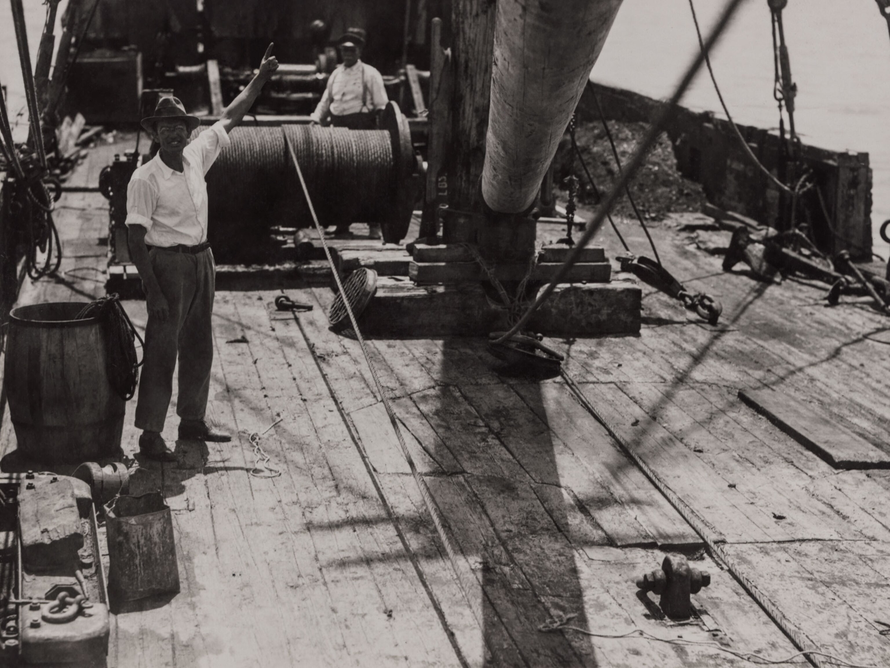 Bolted inside a steel sphere deep underwater, these explorers made history